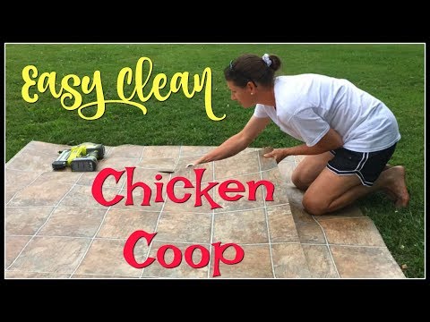 Easy Clean Chicken Coop! - Automatic Chicken Coop Door